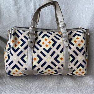 Spartina 449 | Bags | Spartina 449 Linen Satchel | Poshmark